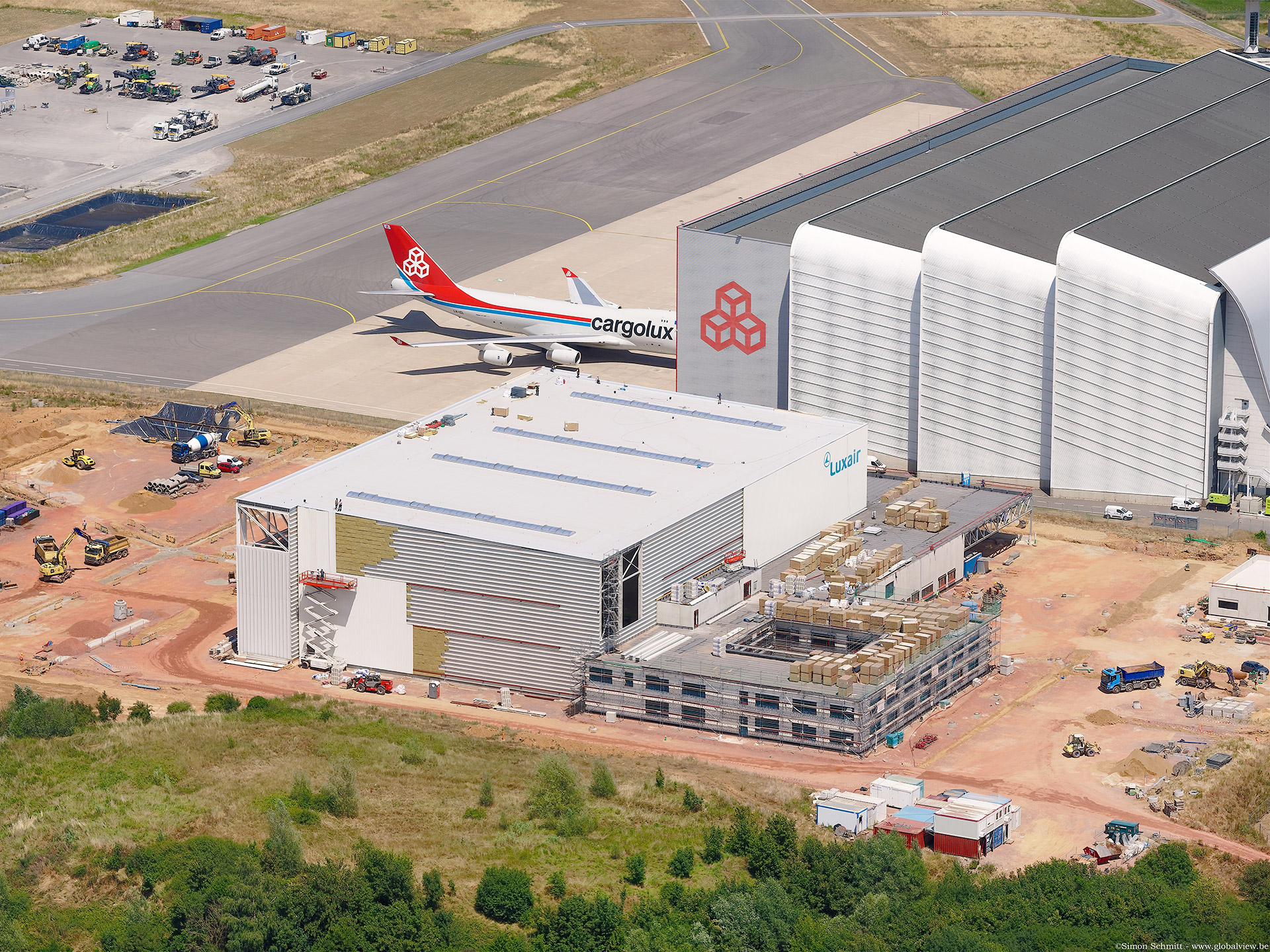 Hangar lux-Airport pour Luxair | Félix Giorgetti